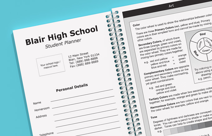 High School Student Planners 23/24 | School Planner Company
