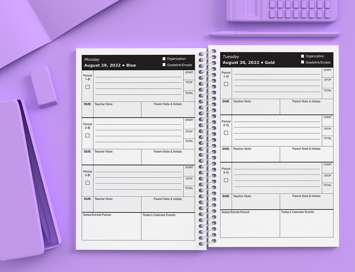 High School Student Planners 23/24 | School Planner Company