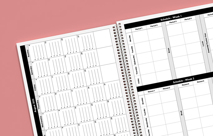 Customized Teacher Planners | The School Planner Company